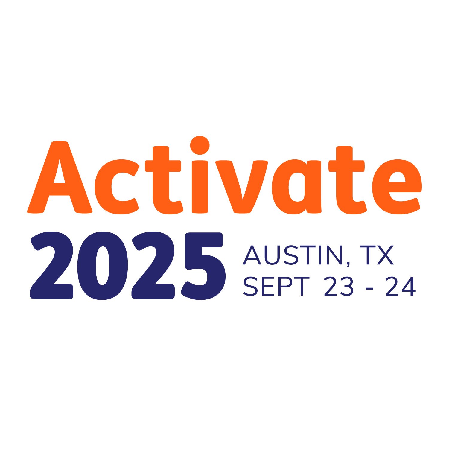 Activate 2025 | View the Agenda